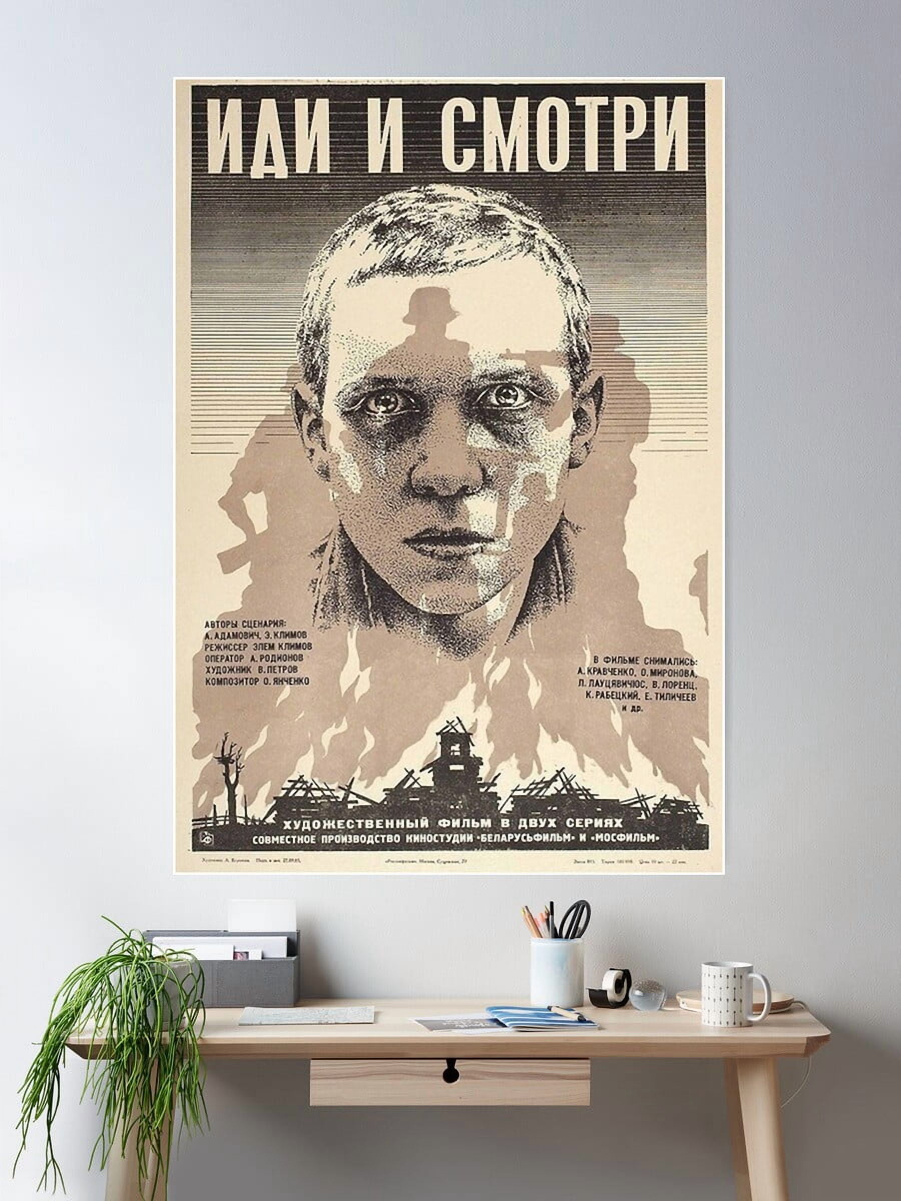 Come And See 1985 Soviet Poster Wall Art, Modern Wall Decor For Living ...
