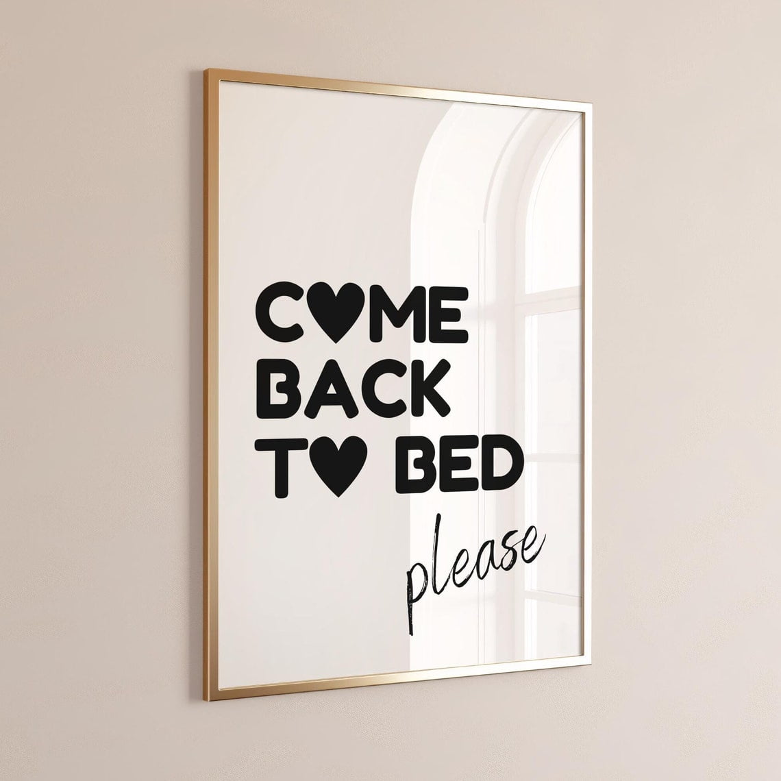 Come Back To Bed Print Couples Wall Art Quote Wall Art Above Bed Print ...
