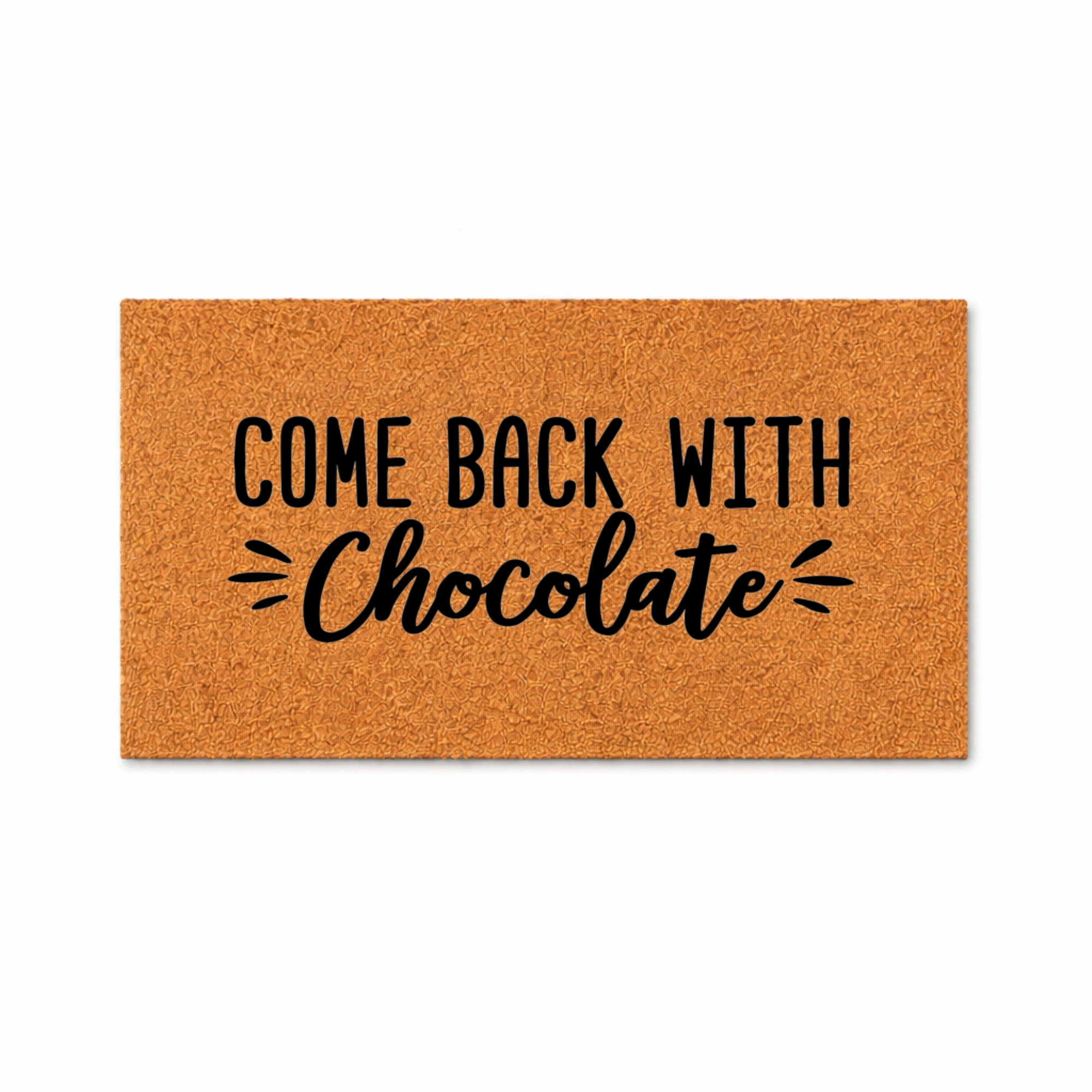 Come Back With Chocolate Doormat, Funny Welcome Entryway Doormat ...