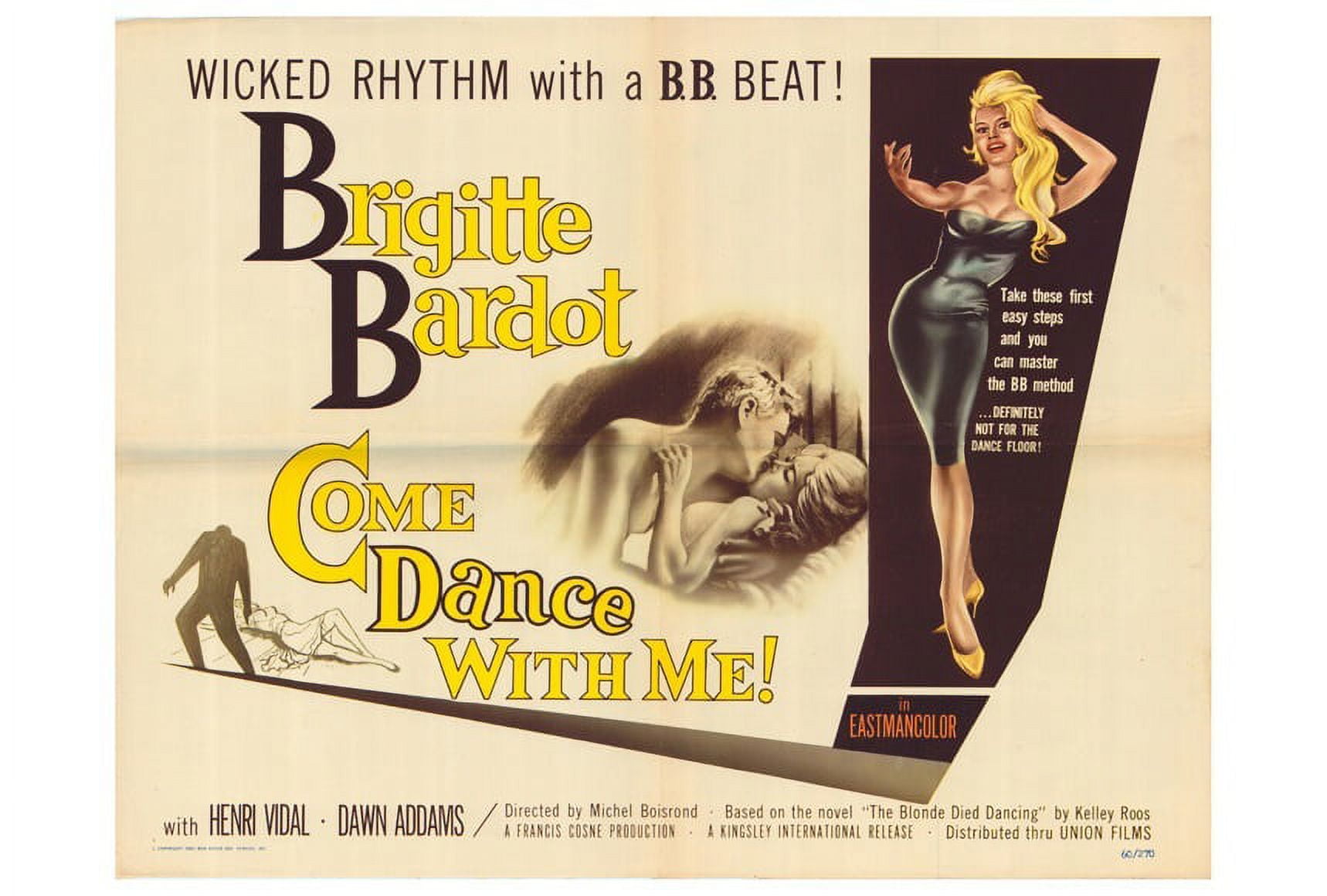 Come Dance With Me - movie POSTER (Style A) (27" x 40") (1960 ...