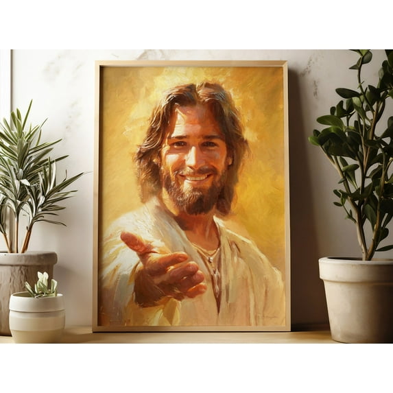 Come Follow Me Jesus Christ Portrait, Bible Art, Christian Art, Gospel ...