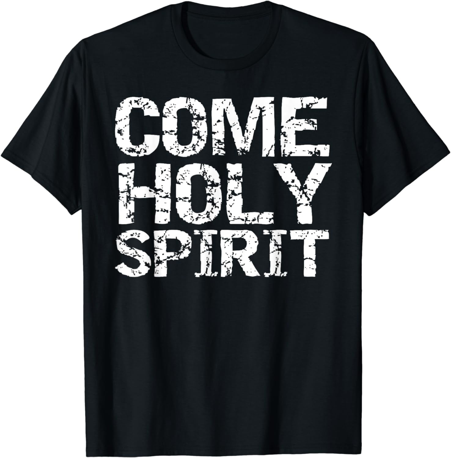 Come Holy Spirit Shirt Distressed Christian Worship Shirt - Walmart.com