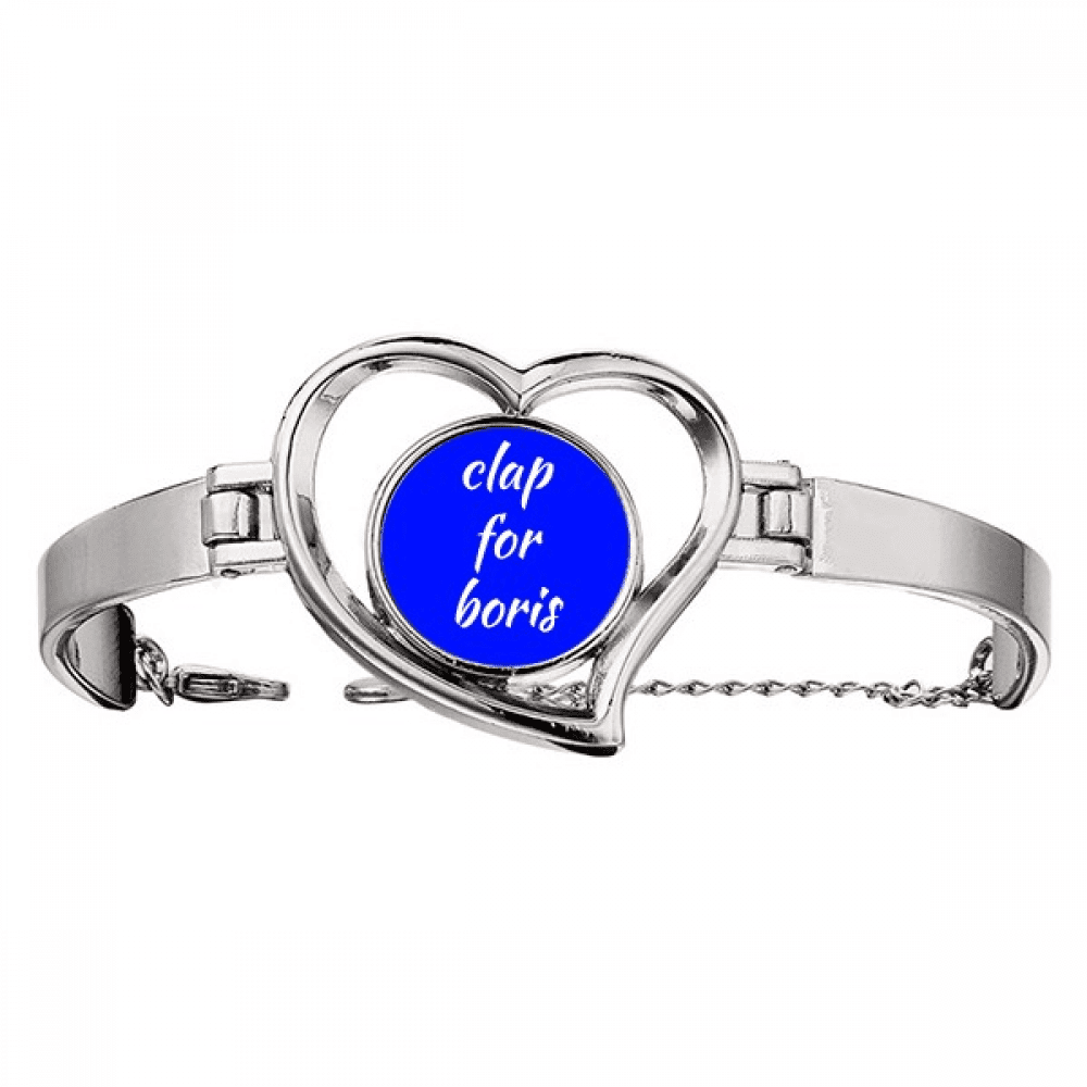 Come On British Inspirational Encouragement Bracelet Heart Jewelry Wire ...