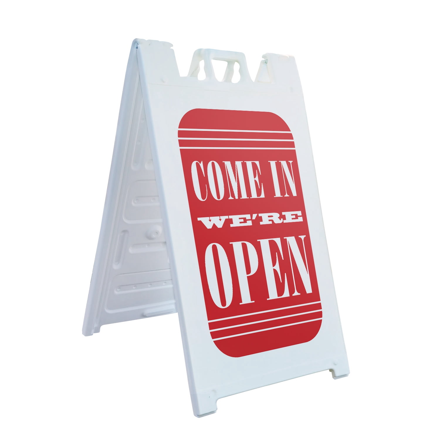 Come In We're Open 24" x 36" Double Sided A-Frame Sidewalk Sign ...