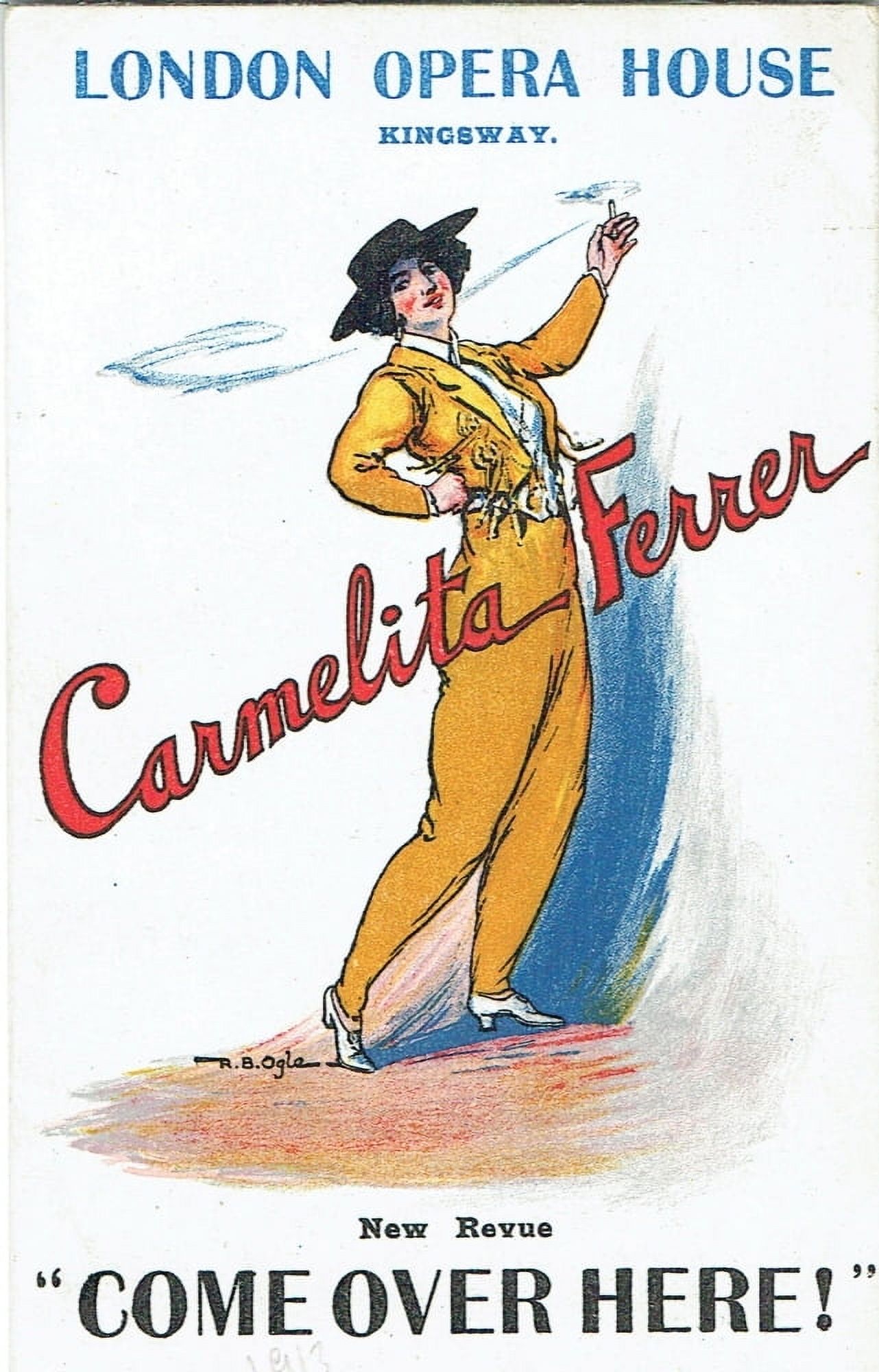 Come Over Here Revue By Wilson Mizner And Max Pemberton. Print By ® The ...