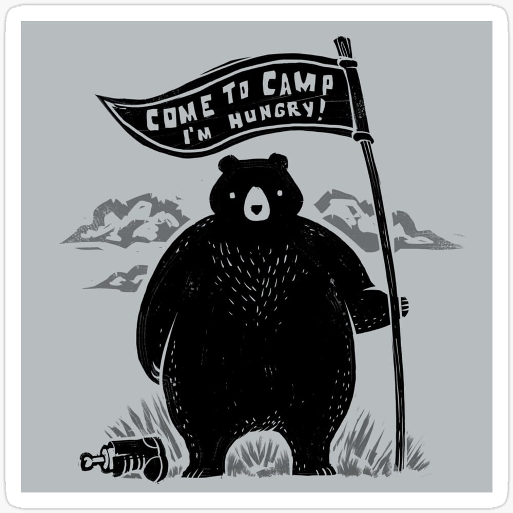 Come To Camp Sticker Phone Decal Water Bottle Stickers Car Decals ...