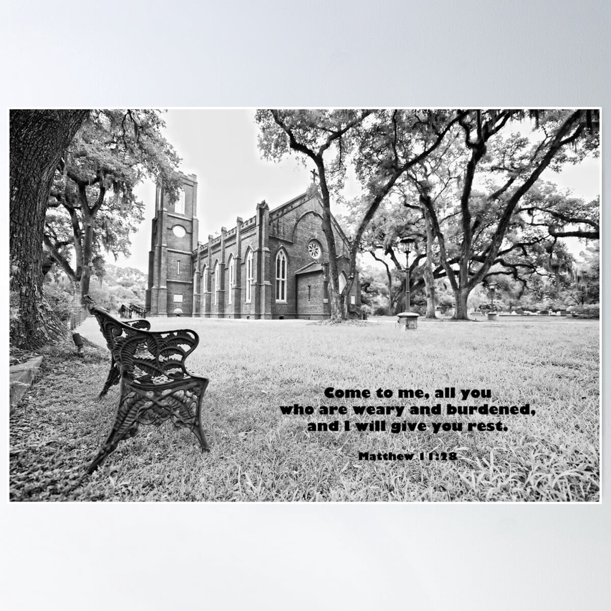 Come To Me All You Who Are Weary And Burdened . . . Poster Wall Art ...
