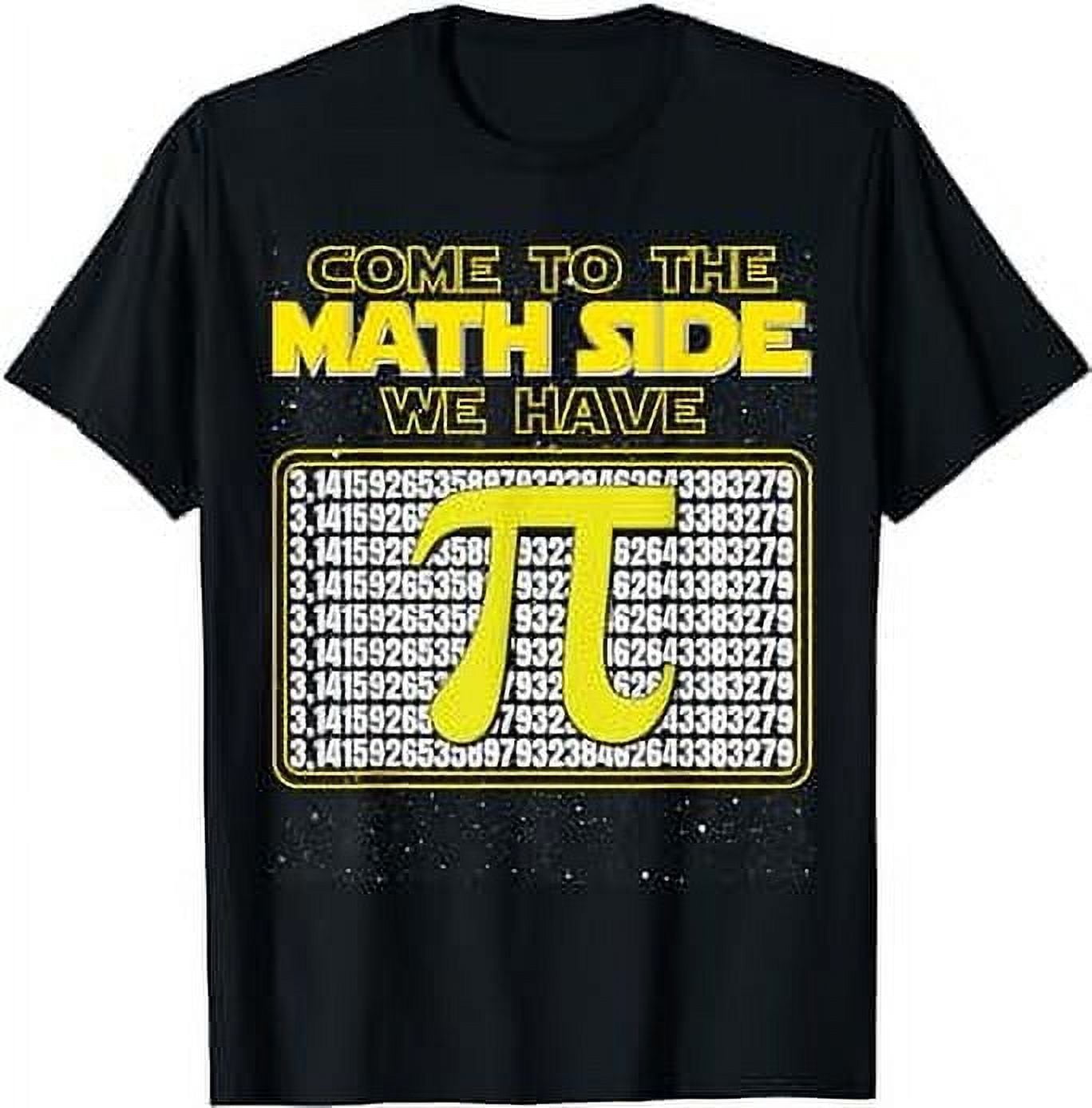 Come To The Math Side We Have Pi Day Teachers Mens Boys T-Shirt ...