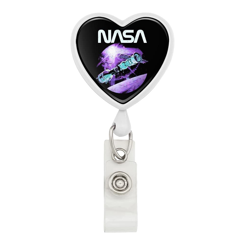 Come Together Apollo-Soyuz Heart Lanyard Retractable Reel Badge ID Card ...