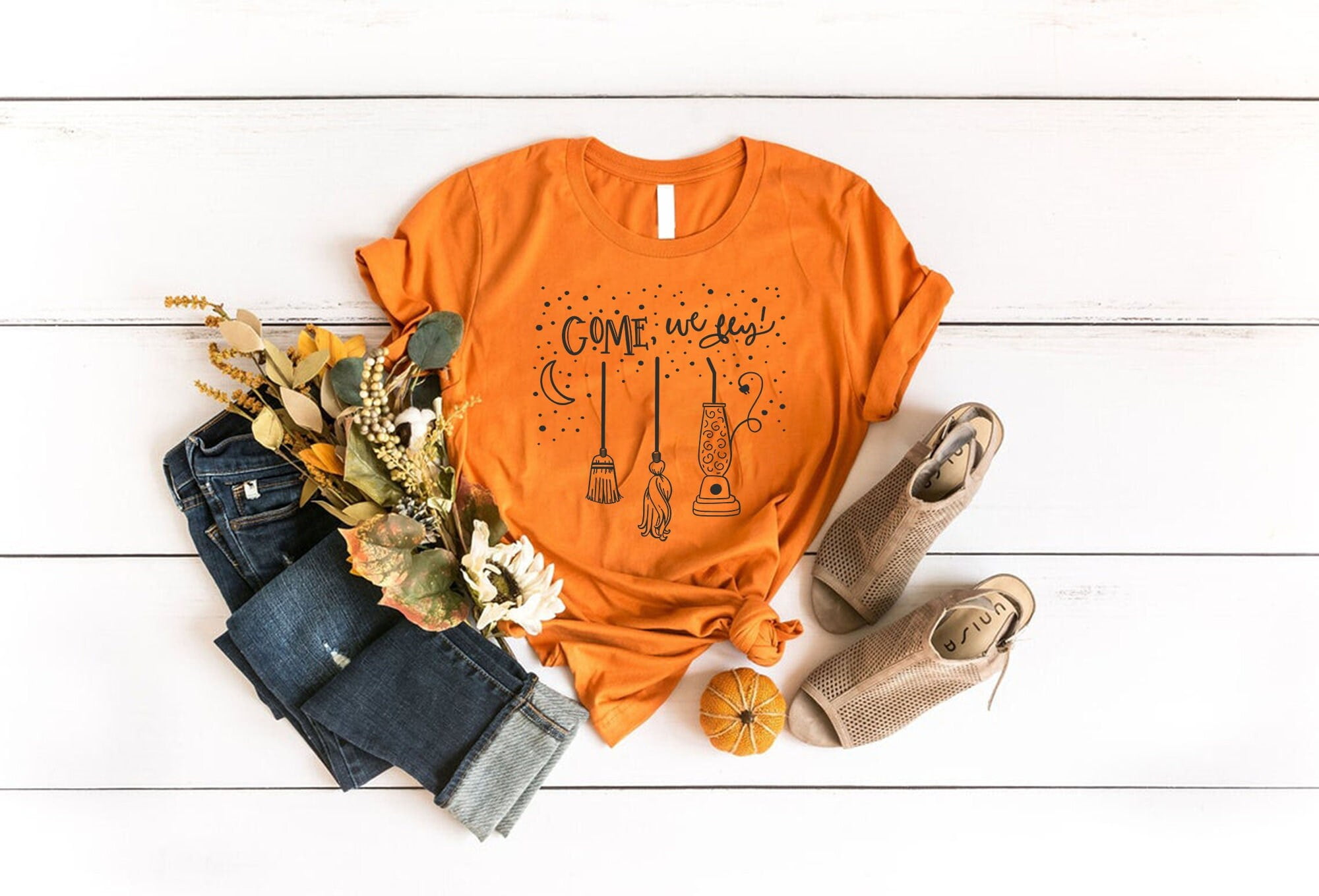 Come We Fly Shirt, Funny Halloween Shirts, Witch Shirt, Hocus Pocus ...