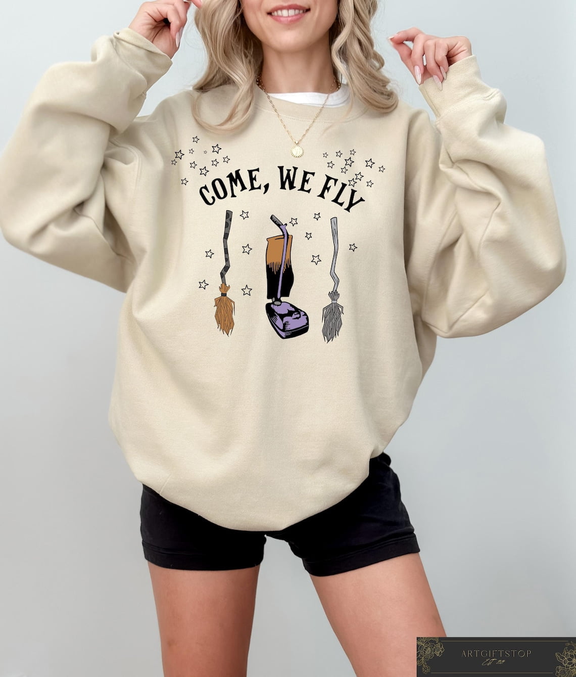 Come We Fly season Sweatshirt, Women's season Sweatshirt, Spooky ...