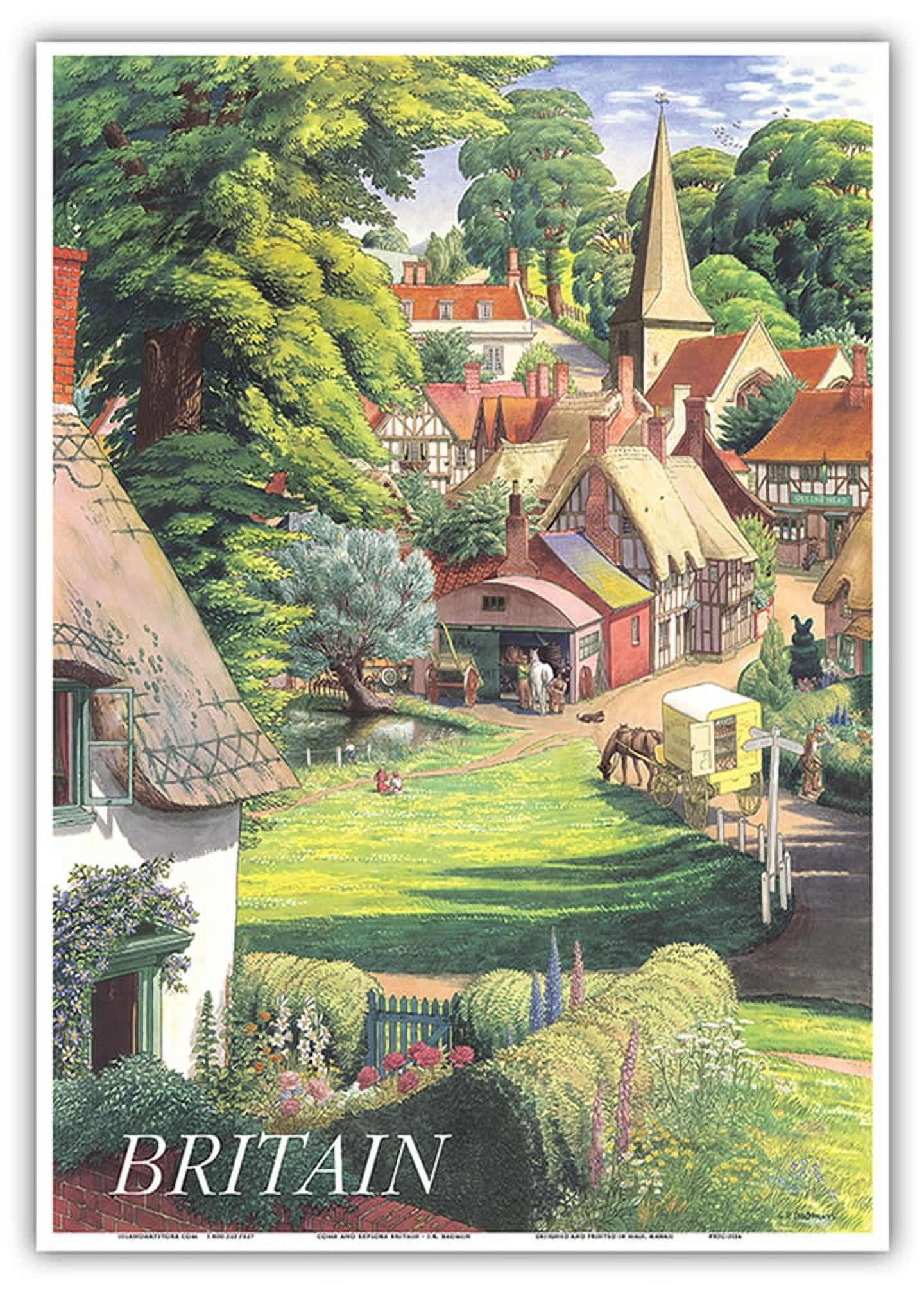 Come and Explore Britain - British Rural Villages - Vintage Travel ...