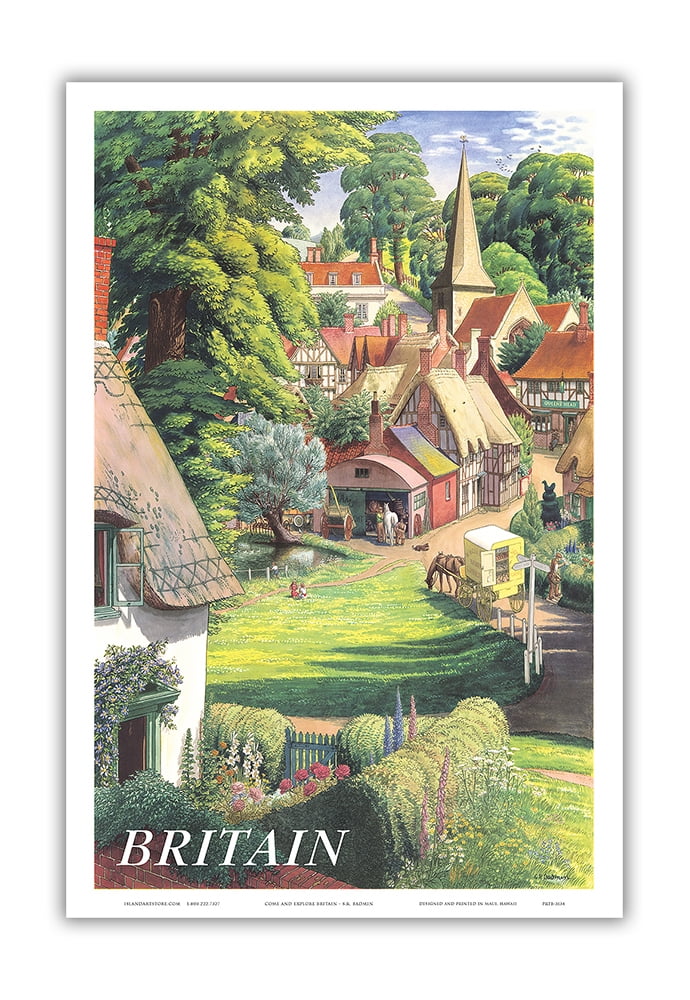 Come and Explore Britain - British Rural Villages - Vintage Travel ...
