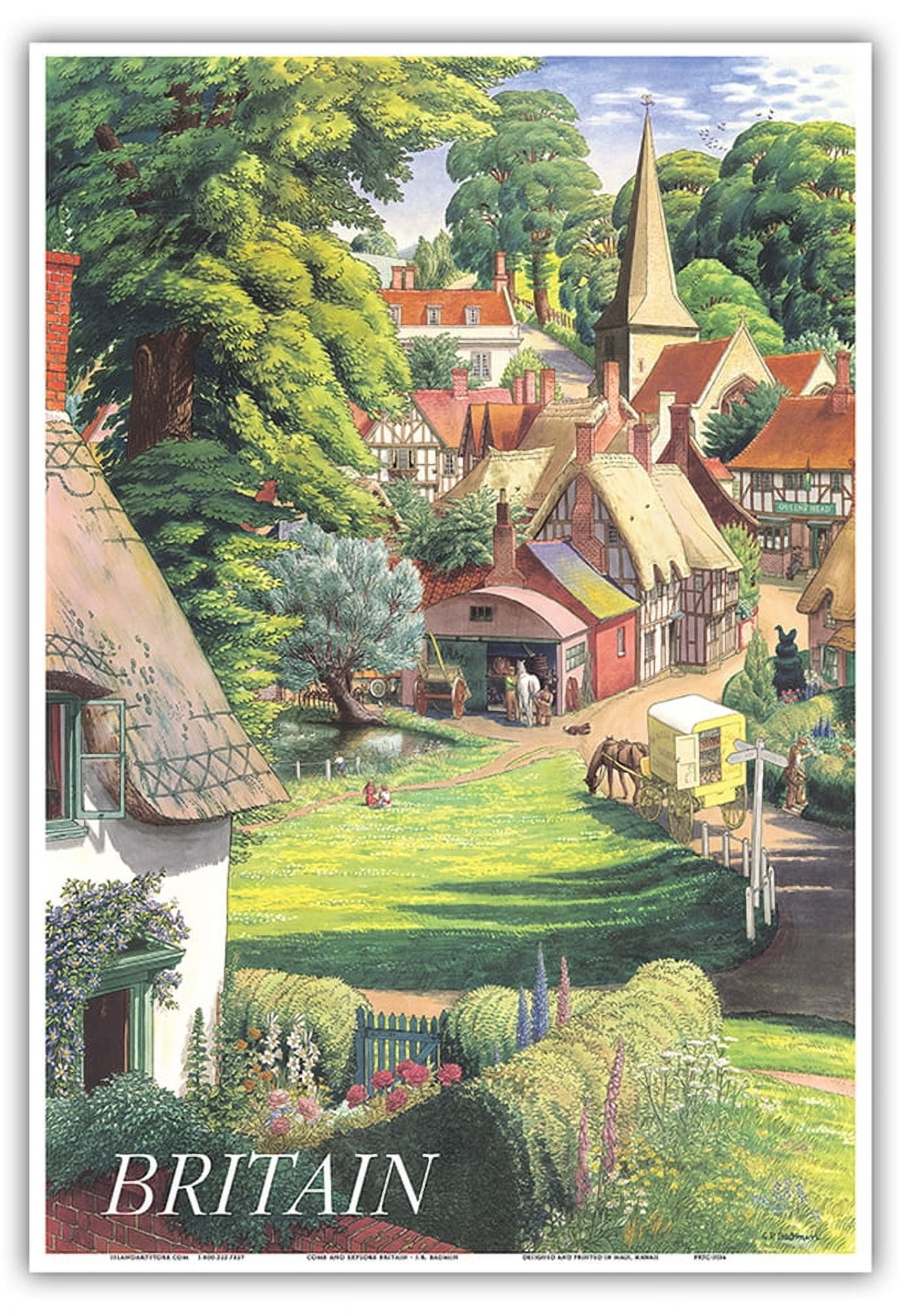 Come and Explore Britain - British Rural Villages - Vintage Travel ...