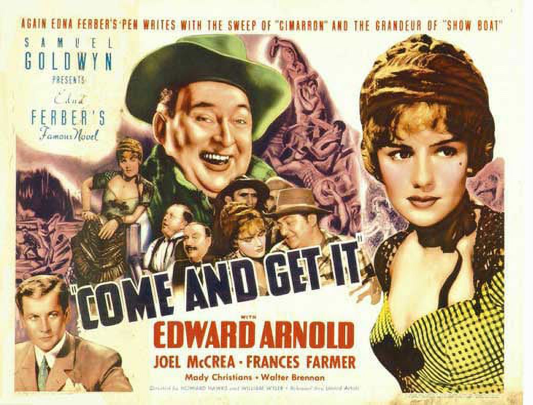 Come and Get It - movie POSTER (Half Sheet Style A) (22" x 28") (1936 ...