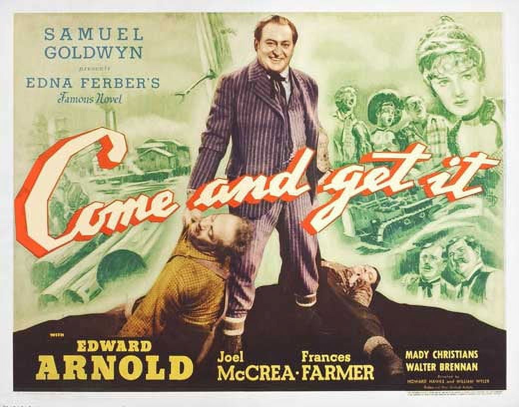 Come and Get It - movie POSTER (Style A) (11" x 14") (1936) - Walmart.com