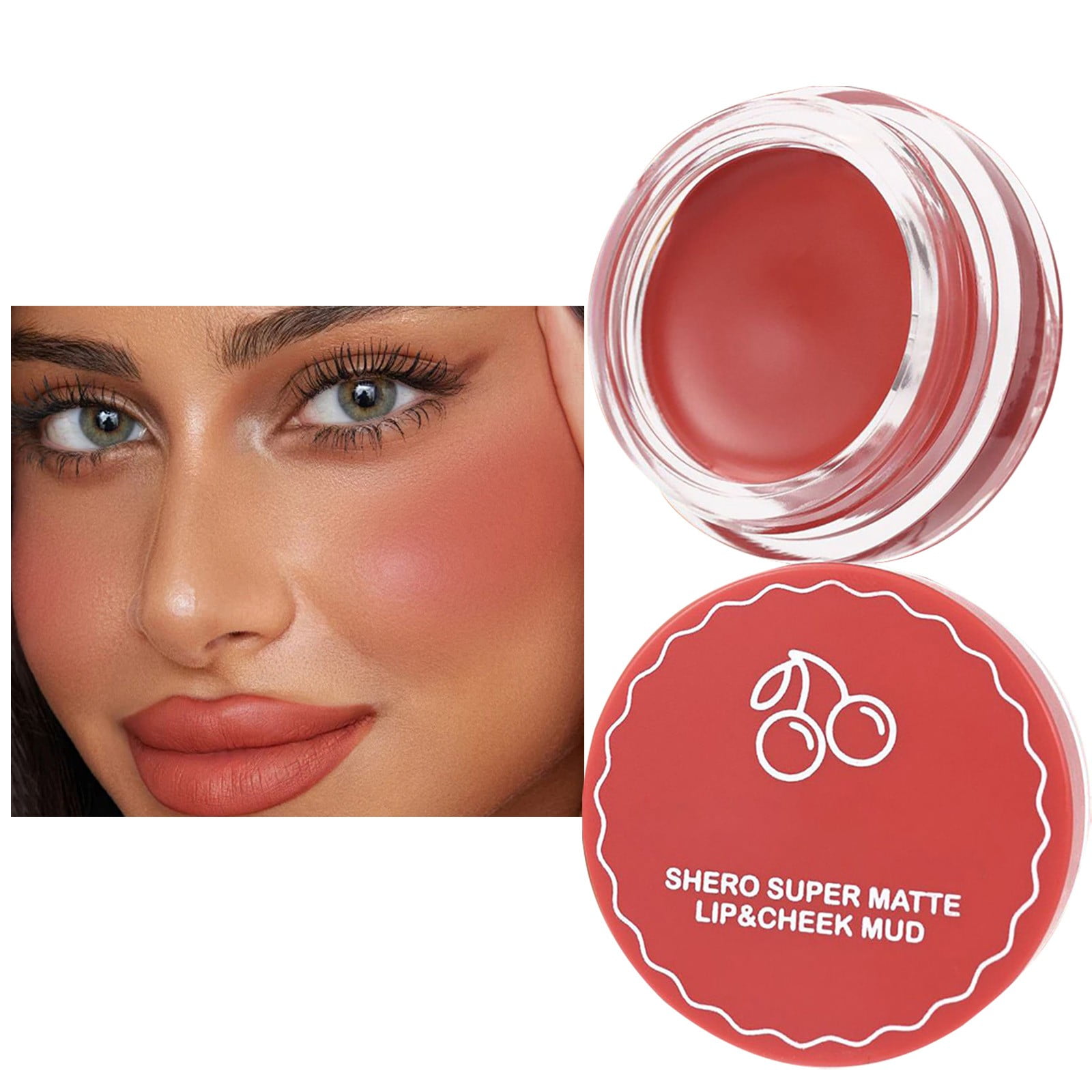 Come and Have a Look! Sujito Blush Makeup White Blusher Lip Mud Long ...