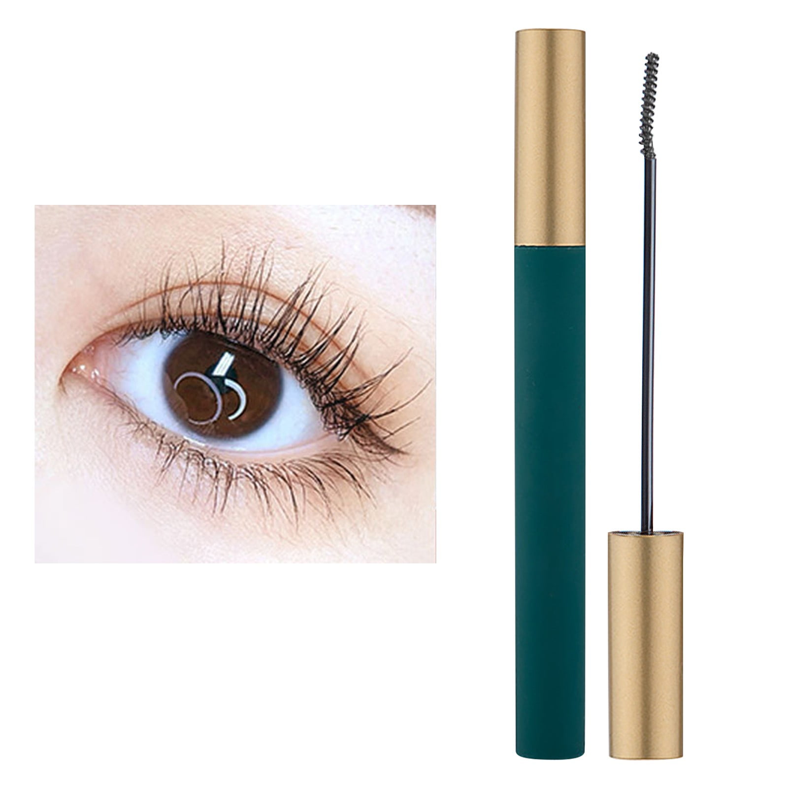Come and Have a Look! Sujito Mascara Eye Black Mascara Ultra Fine Brush Head Curling Thick and ...