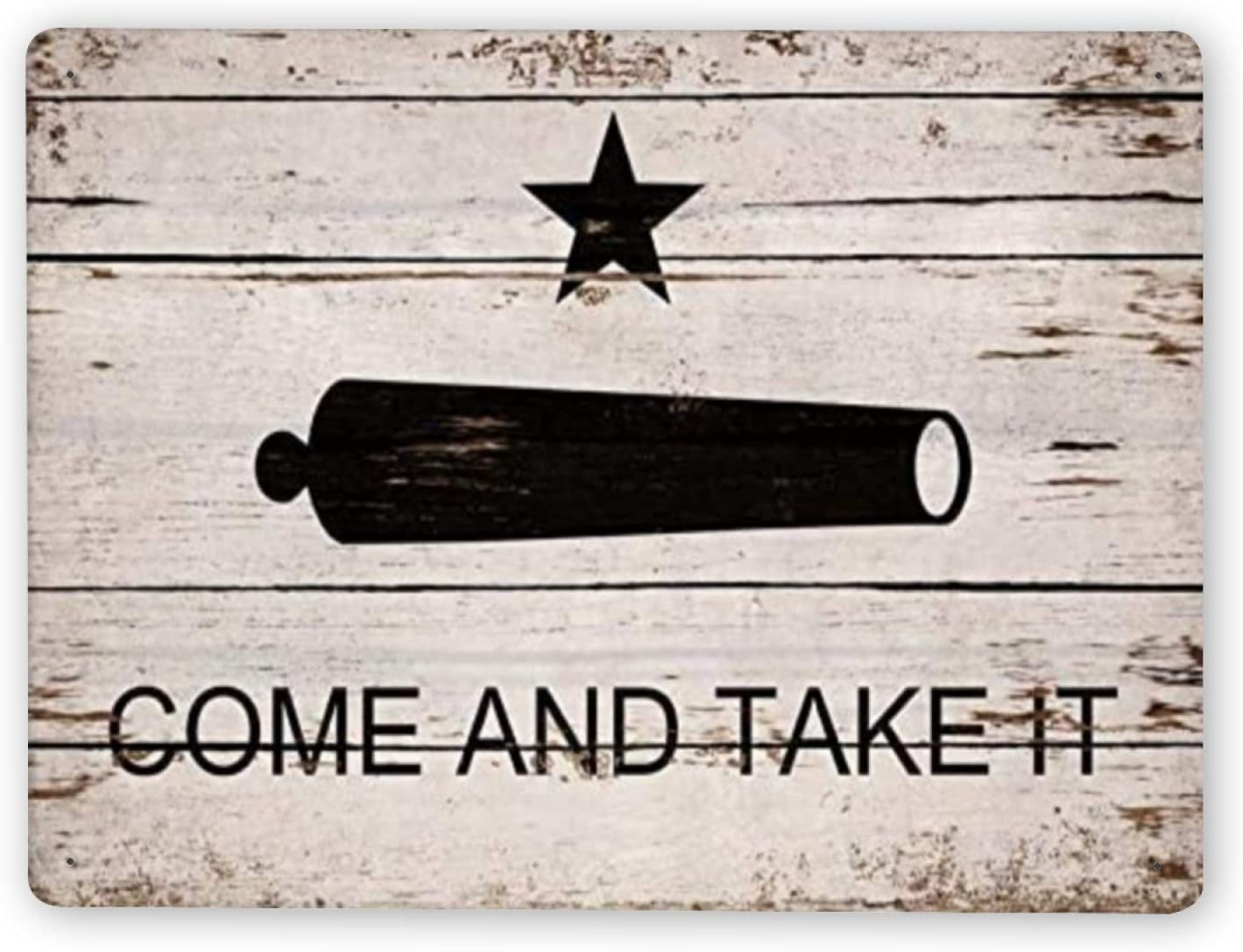 Come and Take It Vintage Metal Aluminum Signs, Retro Art Aluminum Sign ...