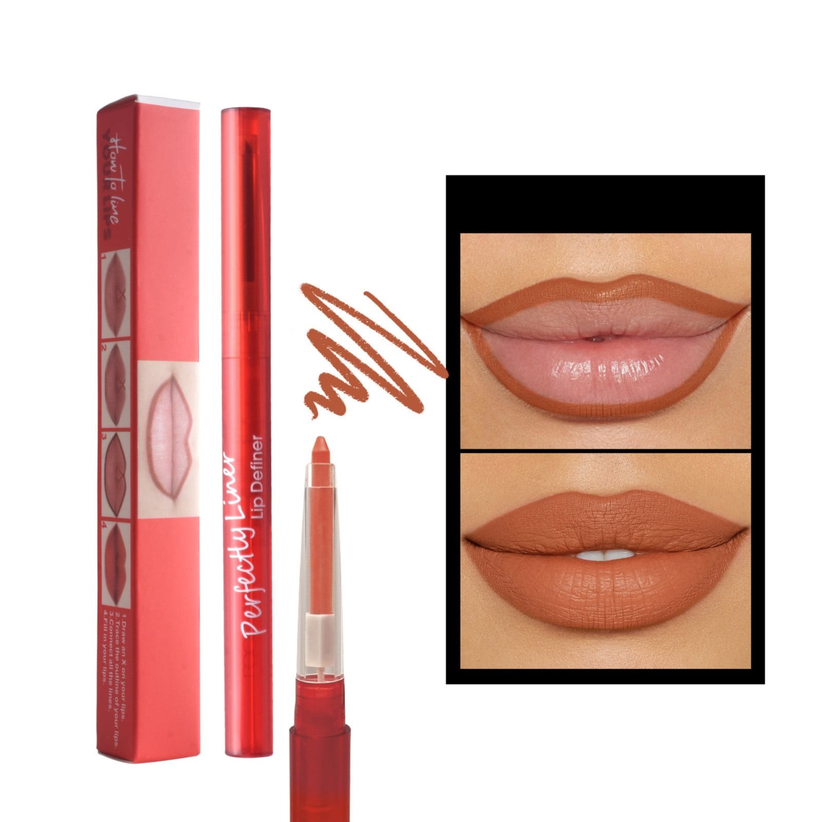 Come on！ Sujito Lip Liners Easy To Color Lip Liner Lip Makeup Women's ...