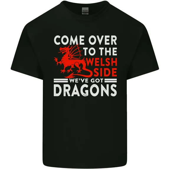 Come to the Welsh Side We Have Dragons Funny for a Wales and Rugby ...