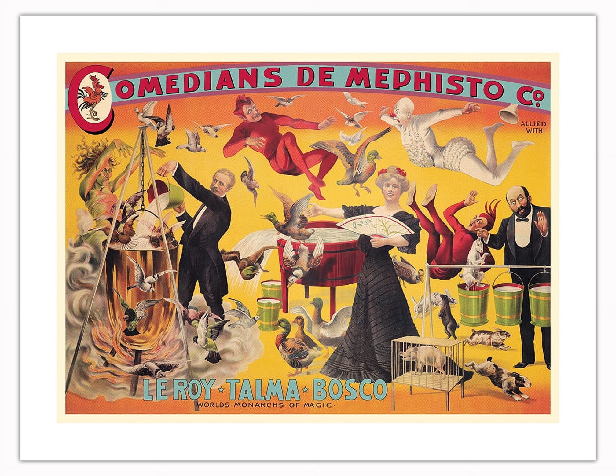 Comedians De Mephisto Co. - Le Roy Talma Bosco - World’s Monarchs of ...