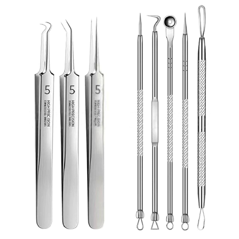 Comedone Extractor Blackhead Remover Ance Blemish Tool Kit Facial Skin ...