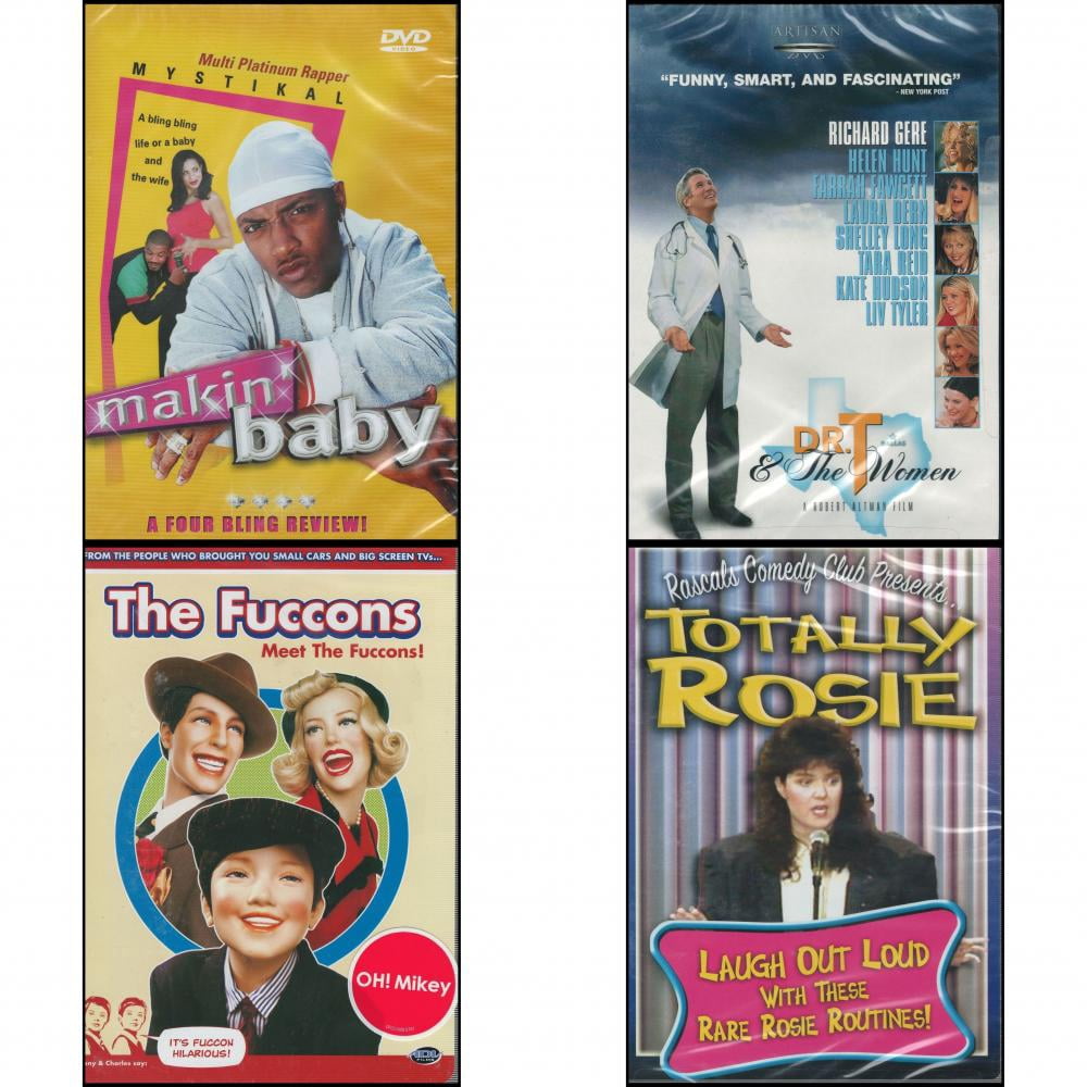 Comedy 4 Pack DVD Bundle: Makin Baby : Dr. T and The Women : FUCCONS ...