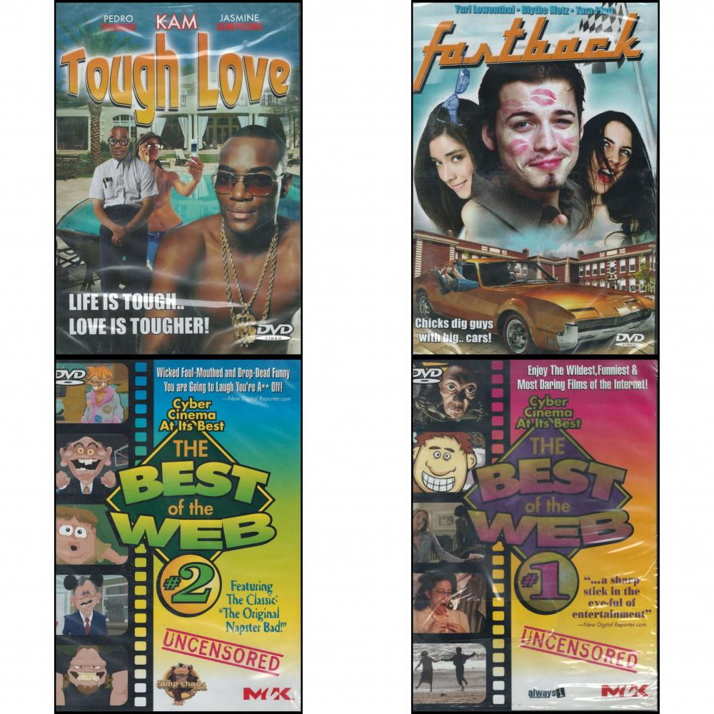 Comedy 4 Pack DVD Bundle: Tough Love : Fastback : Best of the Web Vol. 2 : The Best of the Web ...