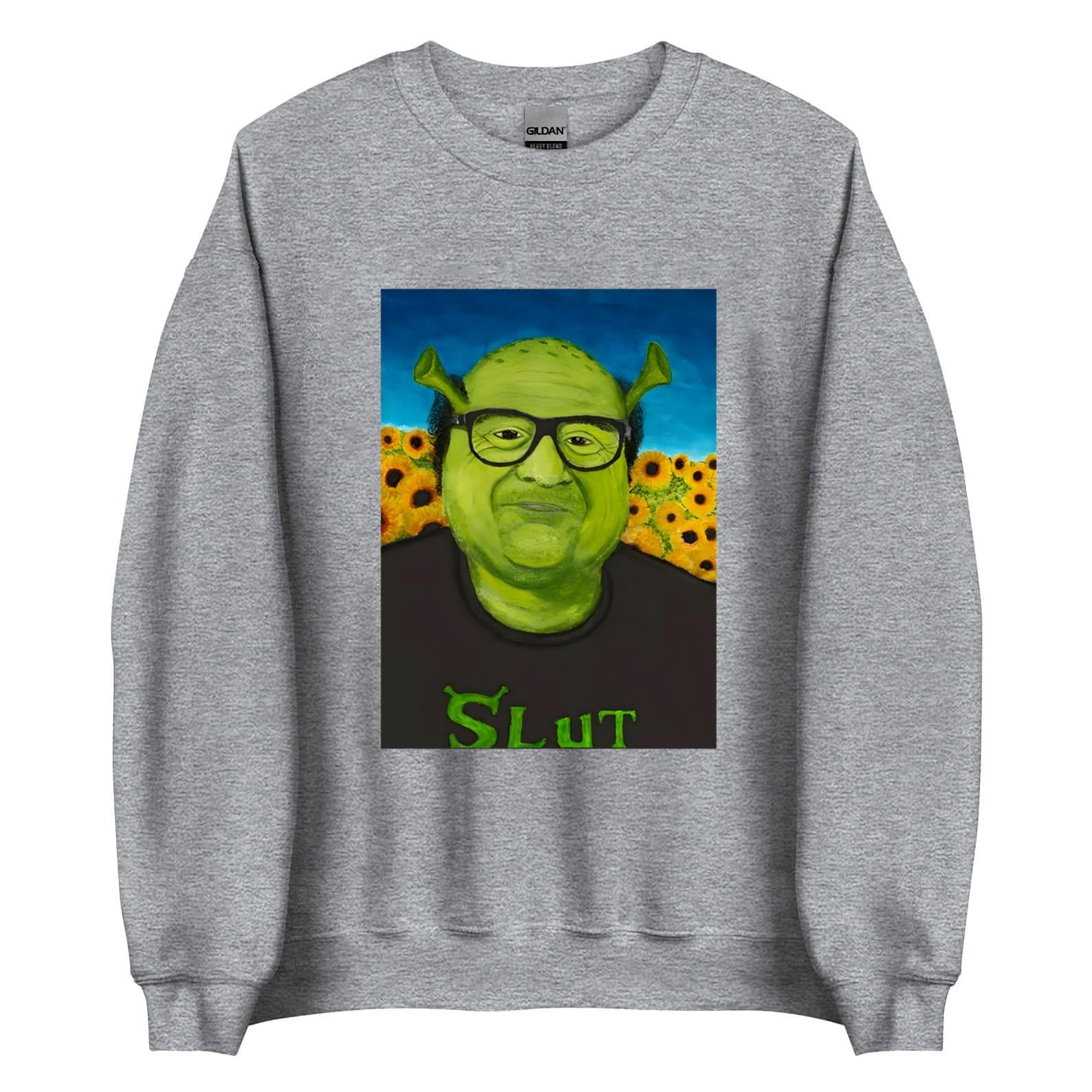 Comedy Actor Graphic Crewneck Tee, Shrek Inspired Humor Shirt - Walmart.com