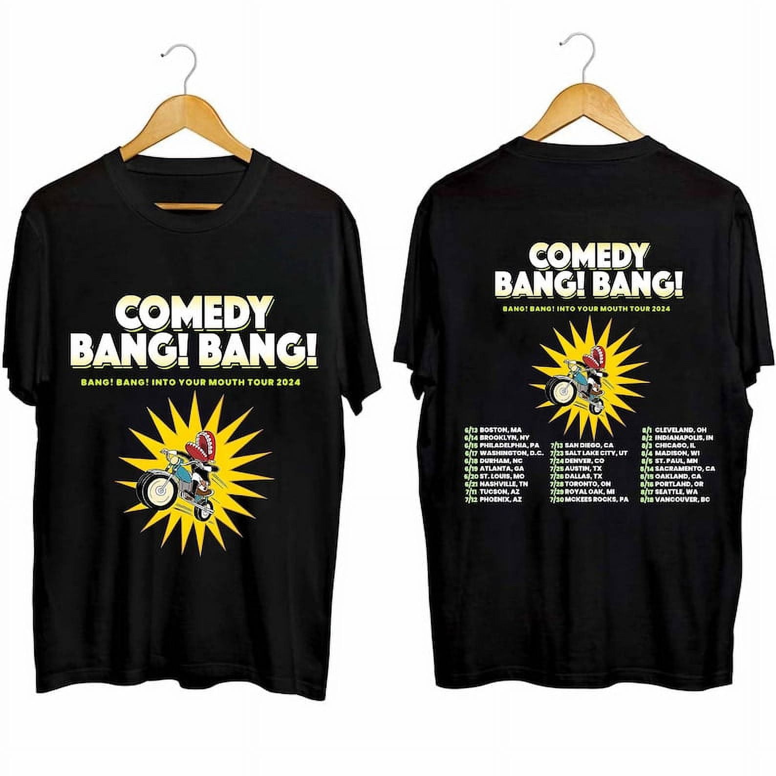 Comedy Bang! Bang! - Bang! Bang! Into your Mouth Tour 2024 Shirt ...