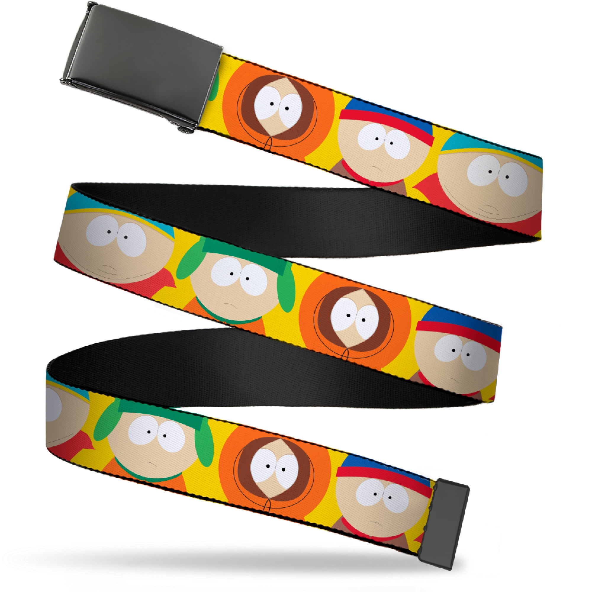 Comedy Central Belt, Flip Web Belt South Park Boys Close Up Poses ...
