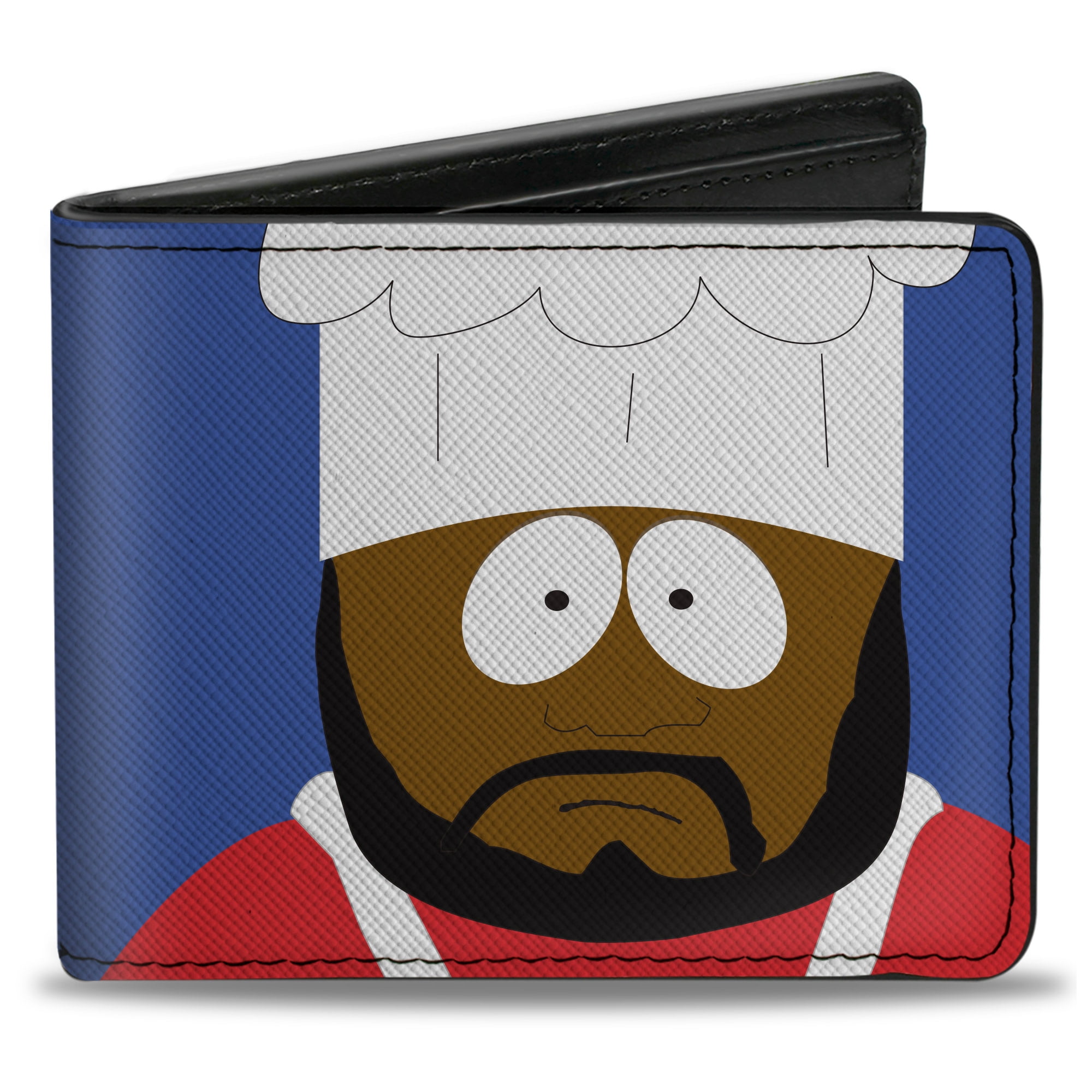 Comedy Central Wallet, Bifold, South Park Chef Pose and Text Blue ...