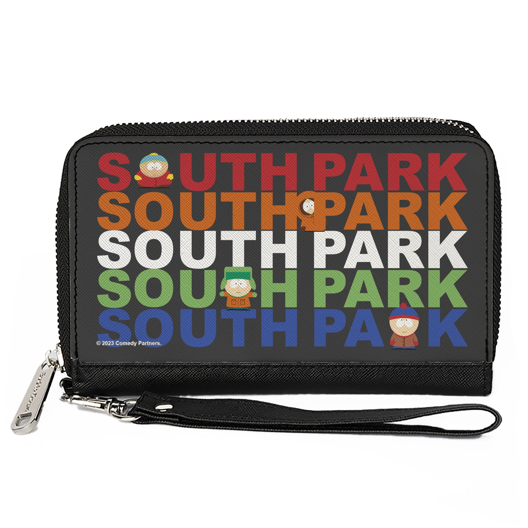 Comedy Central Wallet, Zip Around, South Park Boys Text Logo Repeat ...