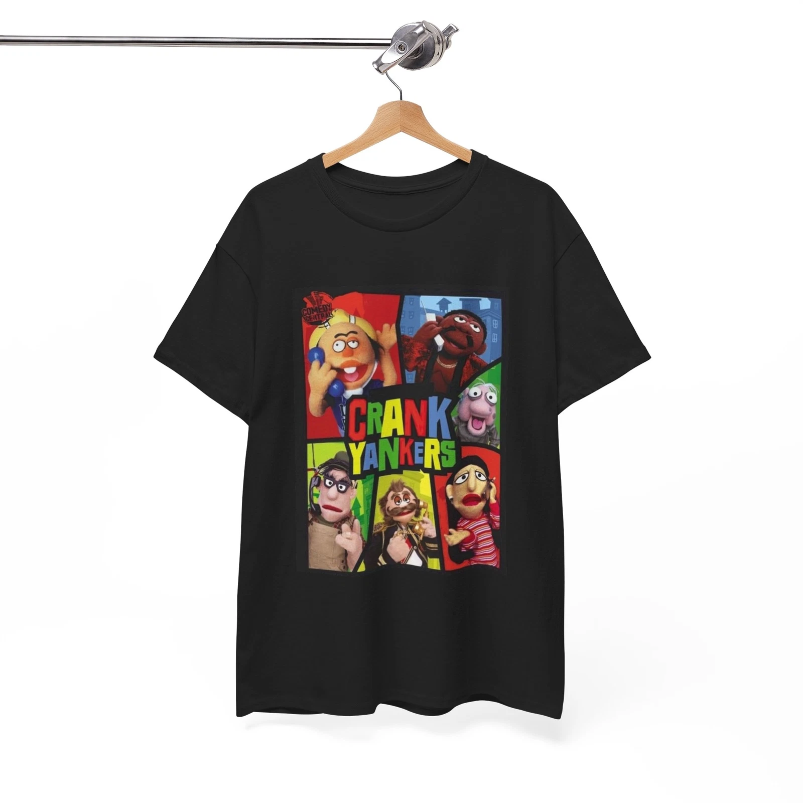 Comedy Crank Yankers Sketch Pranks Retro TV Show Graphic Design Unisex ...
