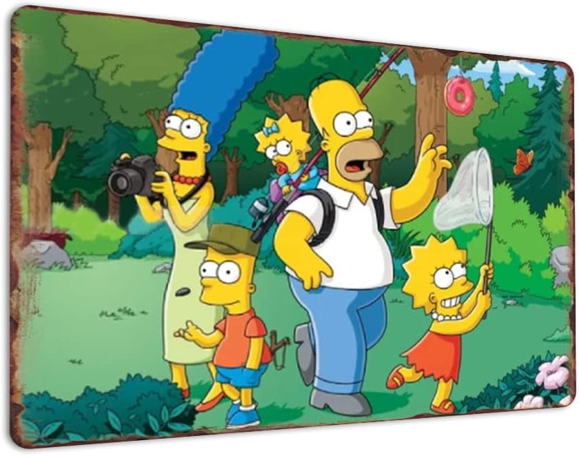 Comedy Diamond Painting Kits for Adults,The Simpsons Go On An Outing 5D ...