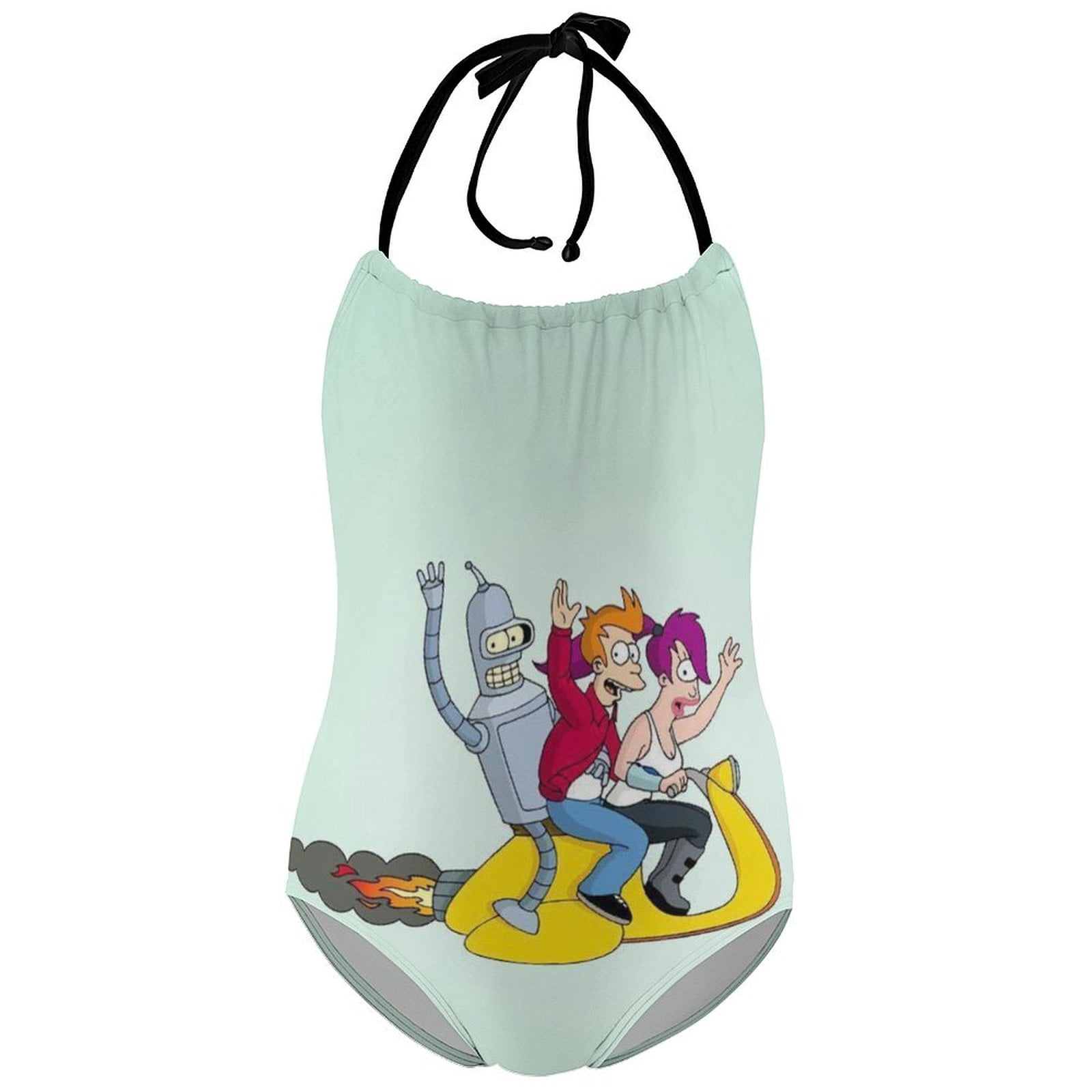 Comedy Futurama Girl's Swimsuit One-piece Summer Hawaii Beach Kid's ...