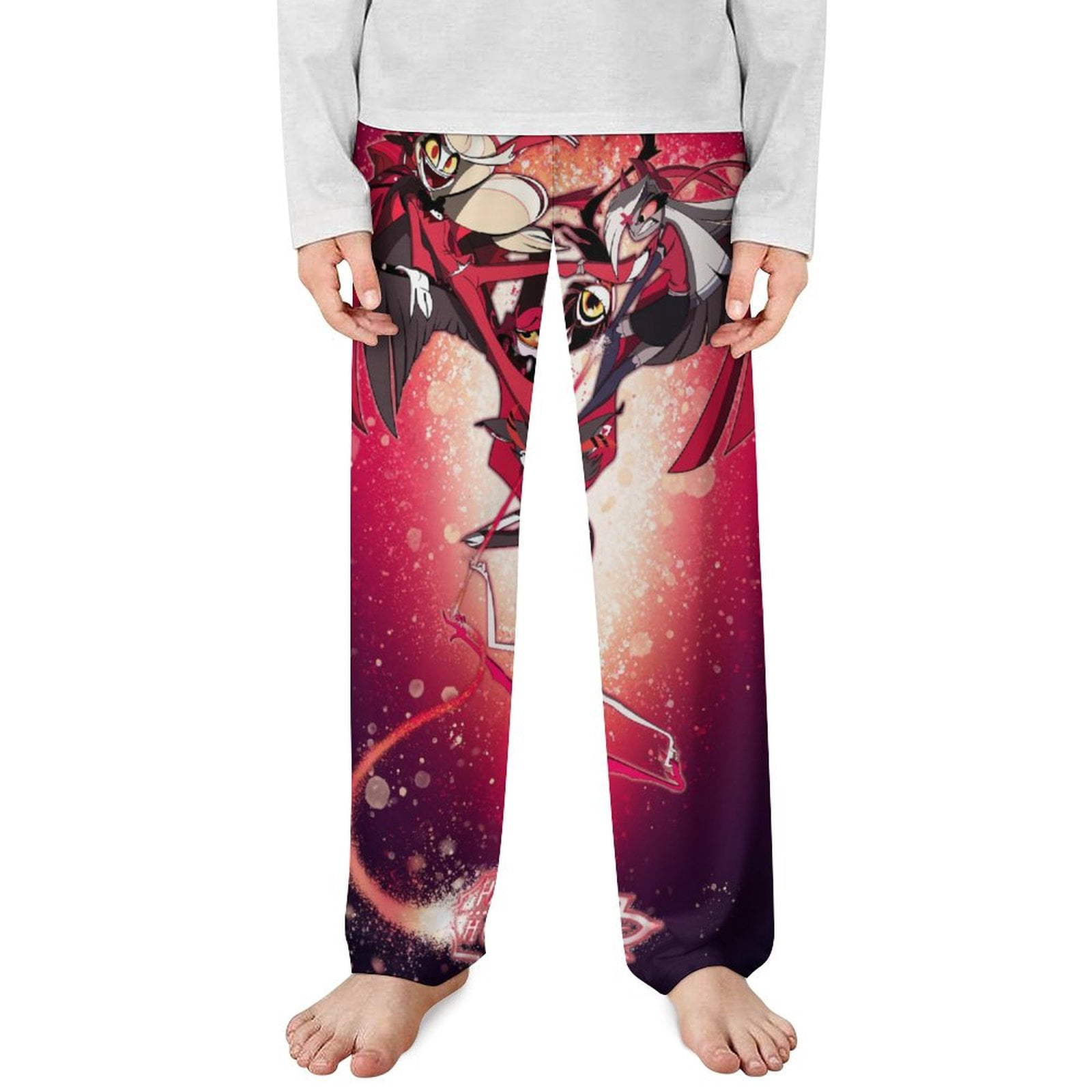 Comedy Hazbin Hotel Children's Pajamas Lounge Straight Leg Sleeping ...