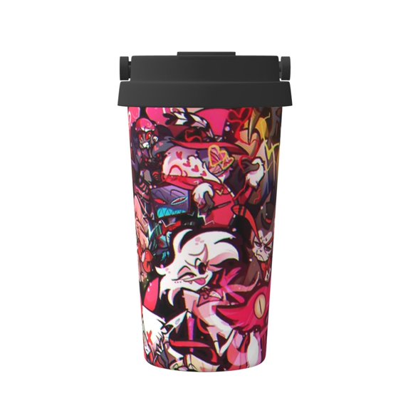 Comedy Hazbin Hotel Dance Portable Insulated Coffee Mug Unisex Thermos ...