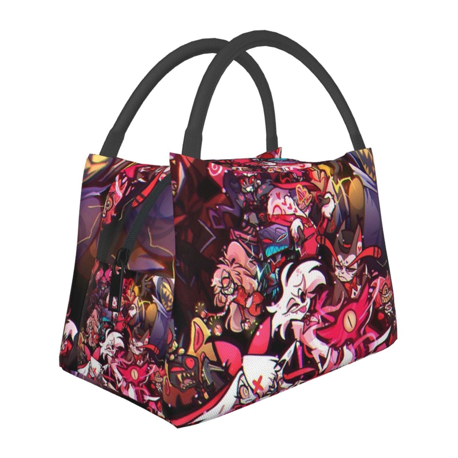 Comedy Hazbin Hotel Dance Portable Insulation Lunch Bags,Thermal Bento ...