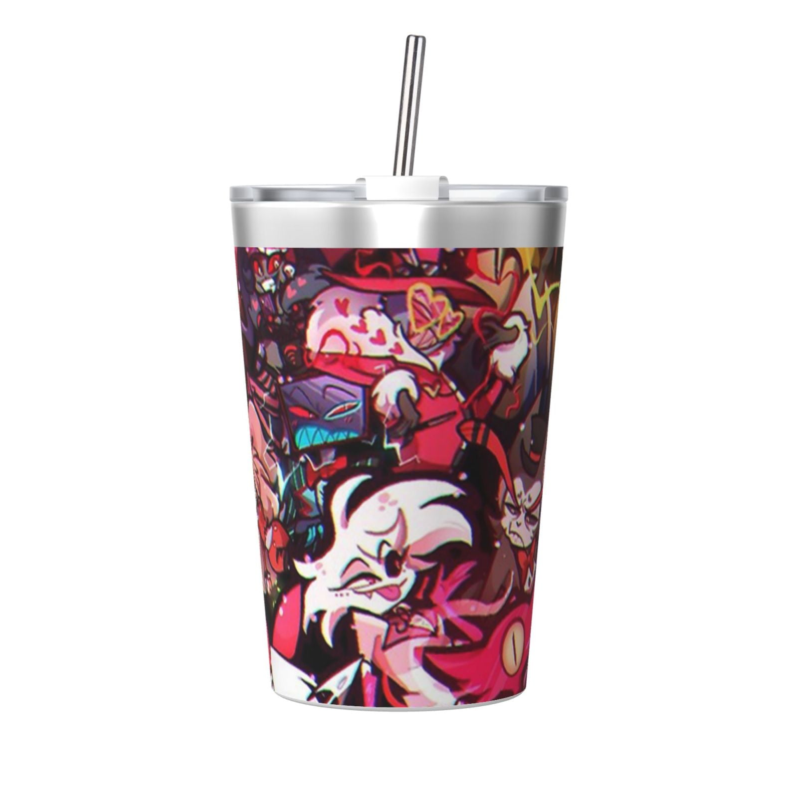 Comedy Hazbin Hotel Dance Thermos Cup Portable Insulated Water Bottles ...