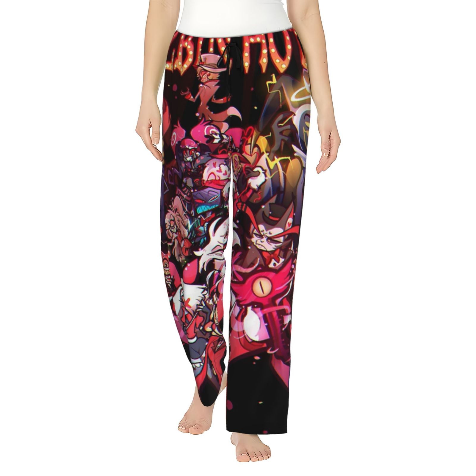 Comedy Hazbin Hotel Dance Women's Pajama Pants Lounge Daily Novelty ...