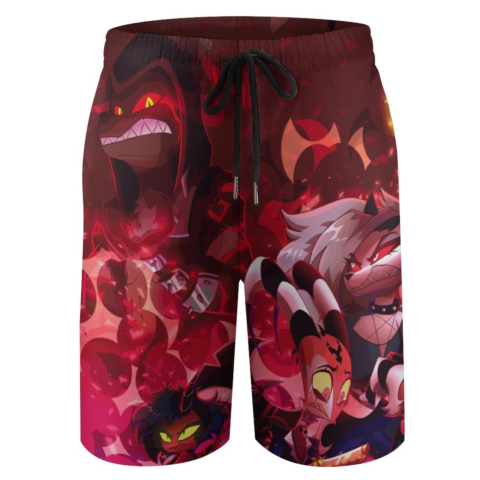 Comedy Helluva Boss Boy's Swim Trunks Summer Hawaii Board Shorts ...