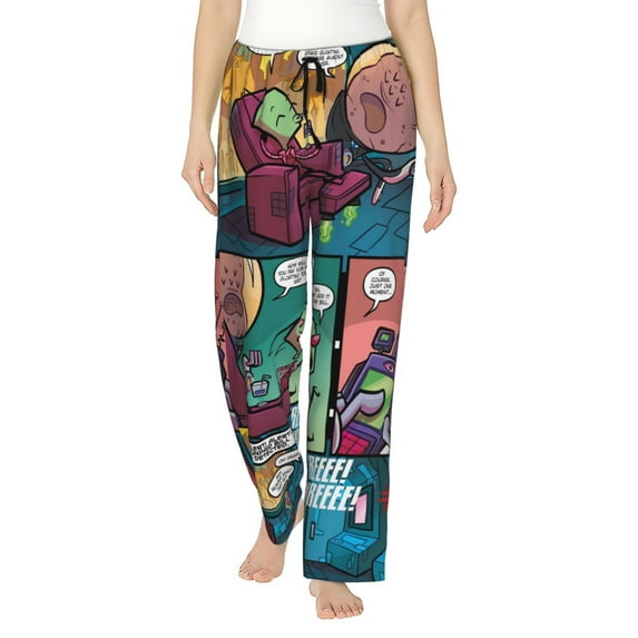 Comedy Invader Zim Women's Pajama Pants With Pockets Lounge Daily ...