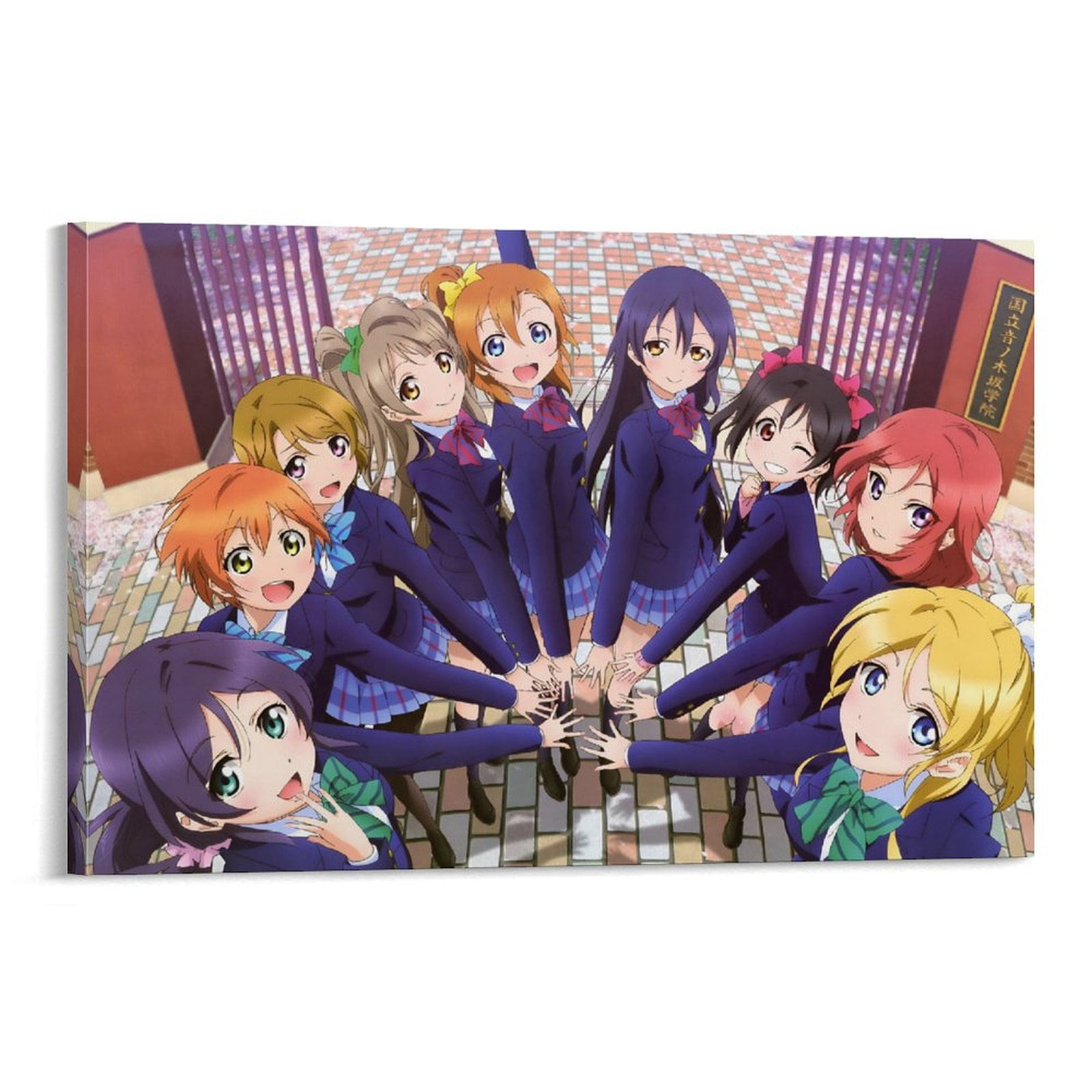 Comedy Manga Love Live School Idol Project Anime Girl Poster Canvas ...