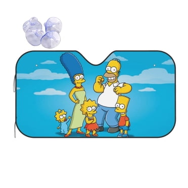 Cartoon Eyes Front Auto Car Windshield Shade, Vehicle Accordion Sun ...