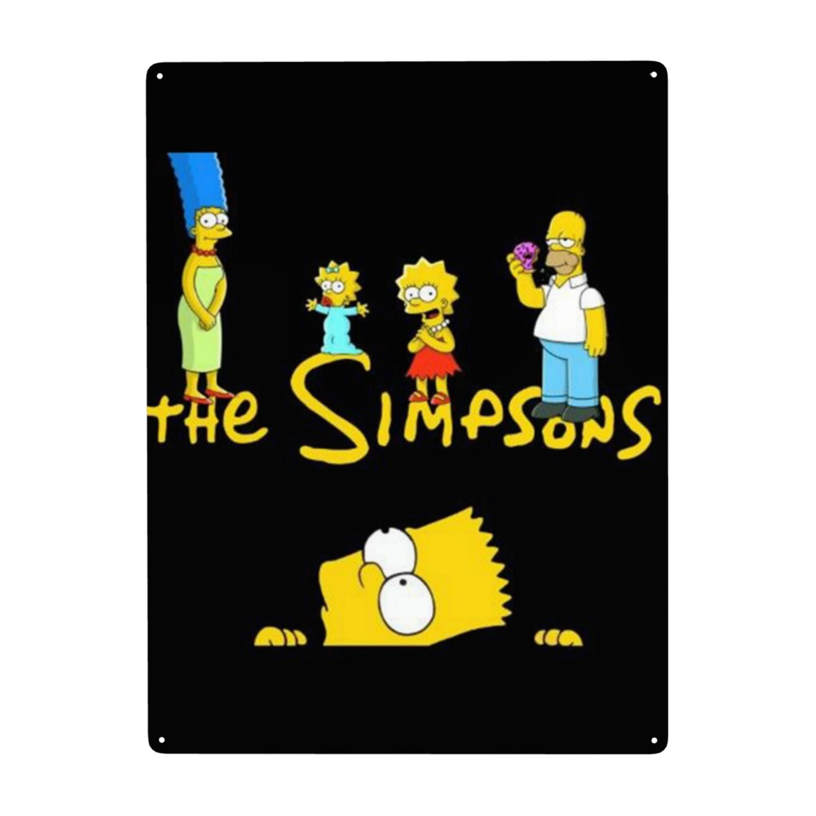 Comedy The Simpsons Metal Sign Decor 30x40cm Wall Art Sign for Home ...