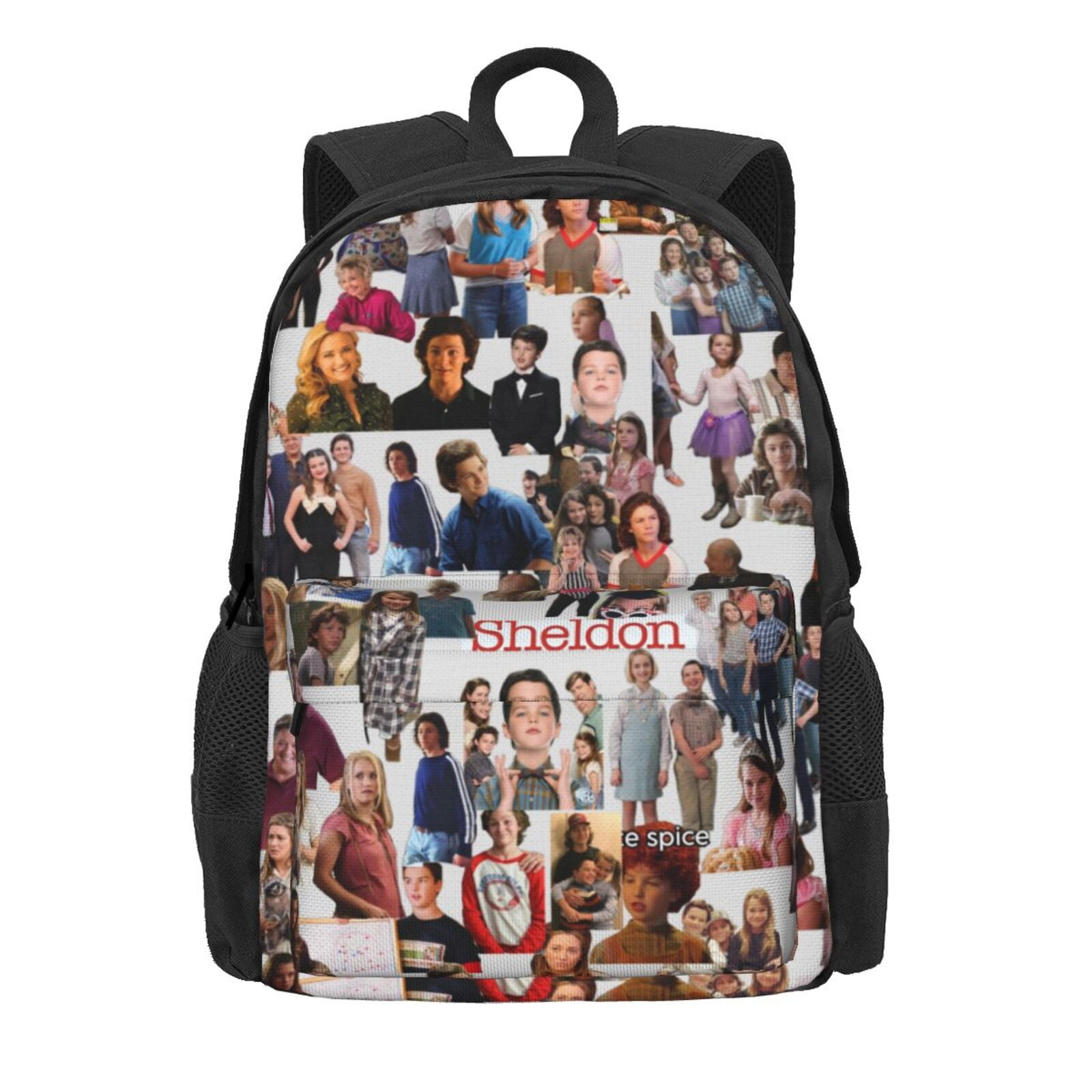 Comedy Young Sheldon Backpack Adjustable Daypack Large Capacity School ...