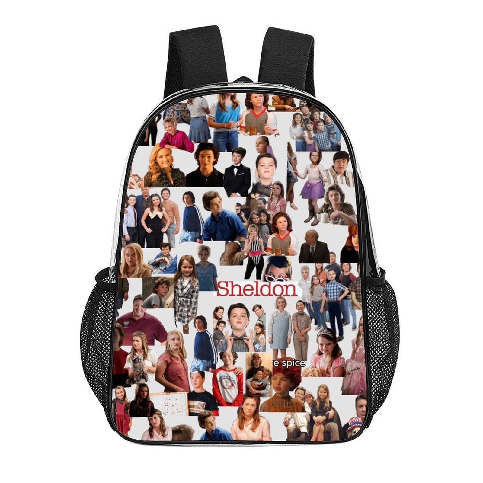 Comedy Young Sheldon Clear Backpack Transparent Bag Large Capacity ...