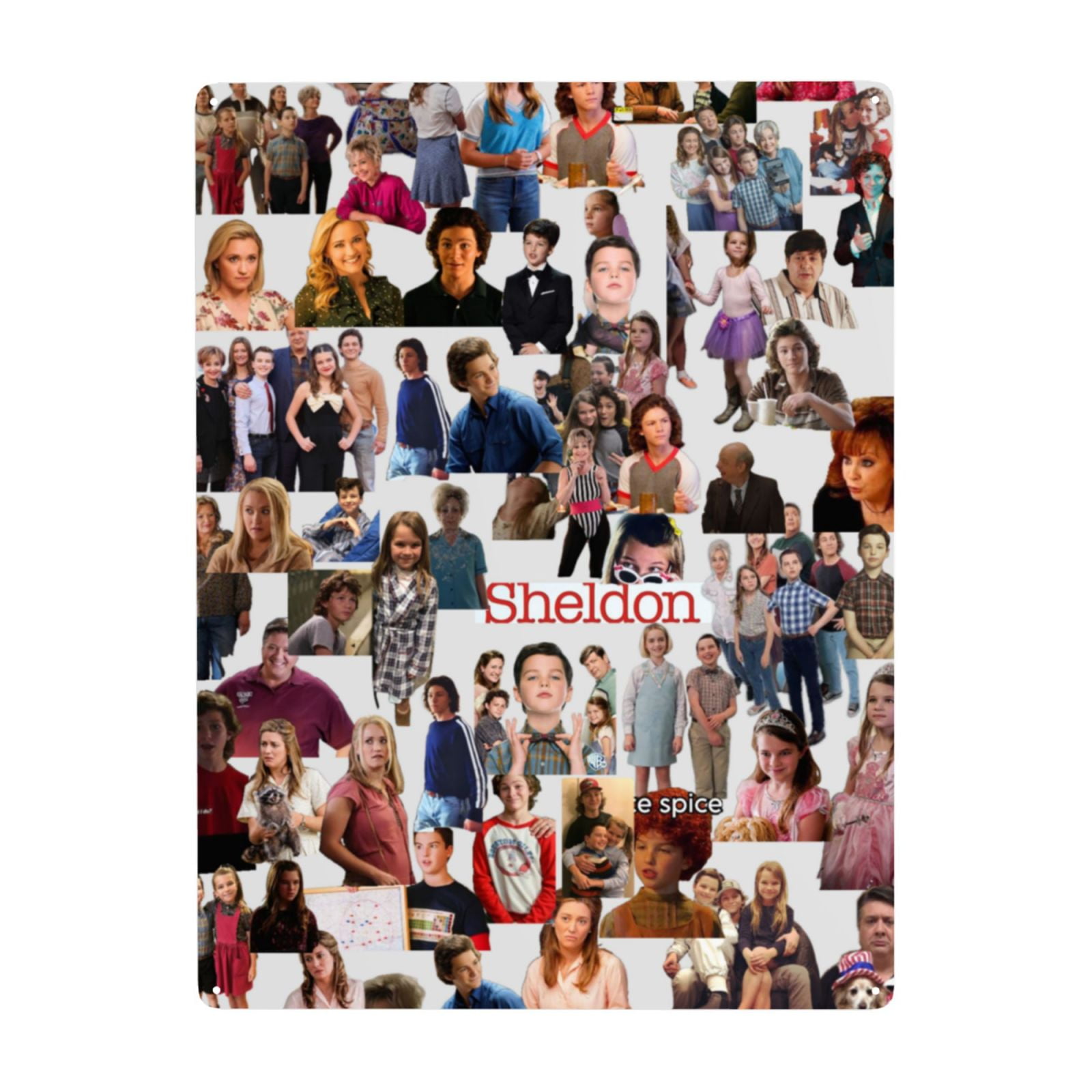 Comedy Young Sheldon Metal Sign Decor 30x40cm Wall Art Sign for Home ...